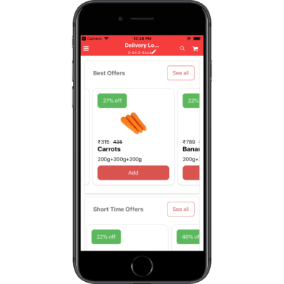 React Native Grocery Shopping Template – Enappd