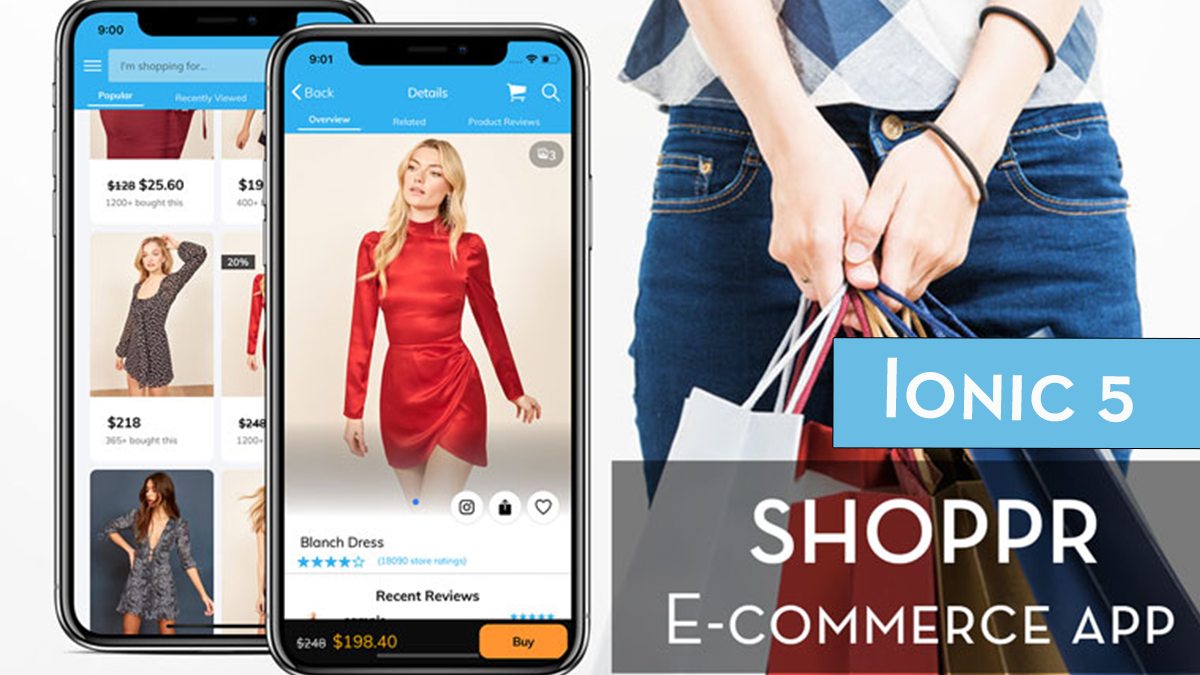 Ionic 5 Complete Shopping App With Woocommerce Enappd